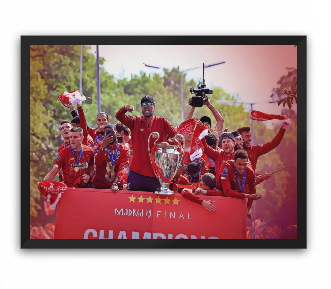 LFC Boss Bus | Liverpool FC Portrait - A3, A4 or A5 (landscape Print ...