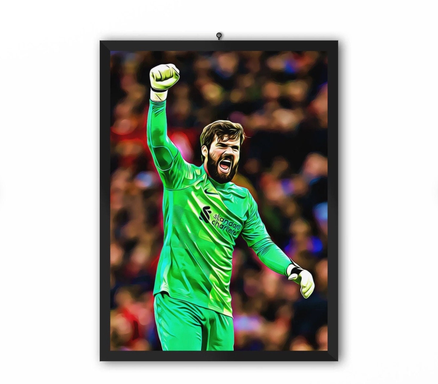 Alisson Becker (liverpool FC) - LFC 2021/22 Celebration Portrait - A3 ...