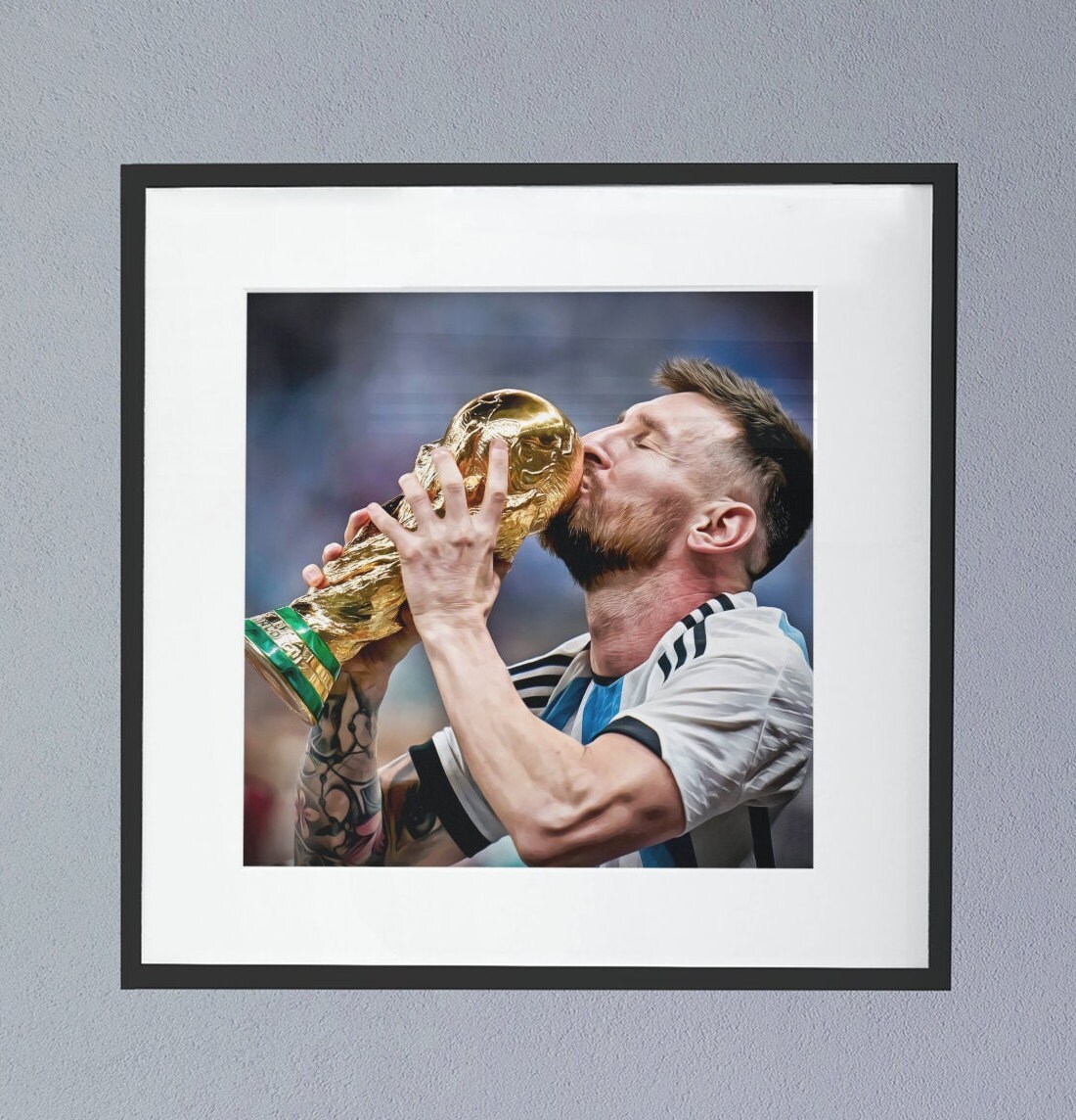 Messi World Cup 2022 Champion Print (argentina) | Square or Landscape ...