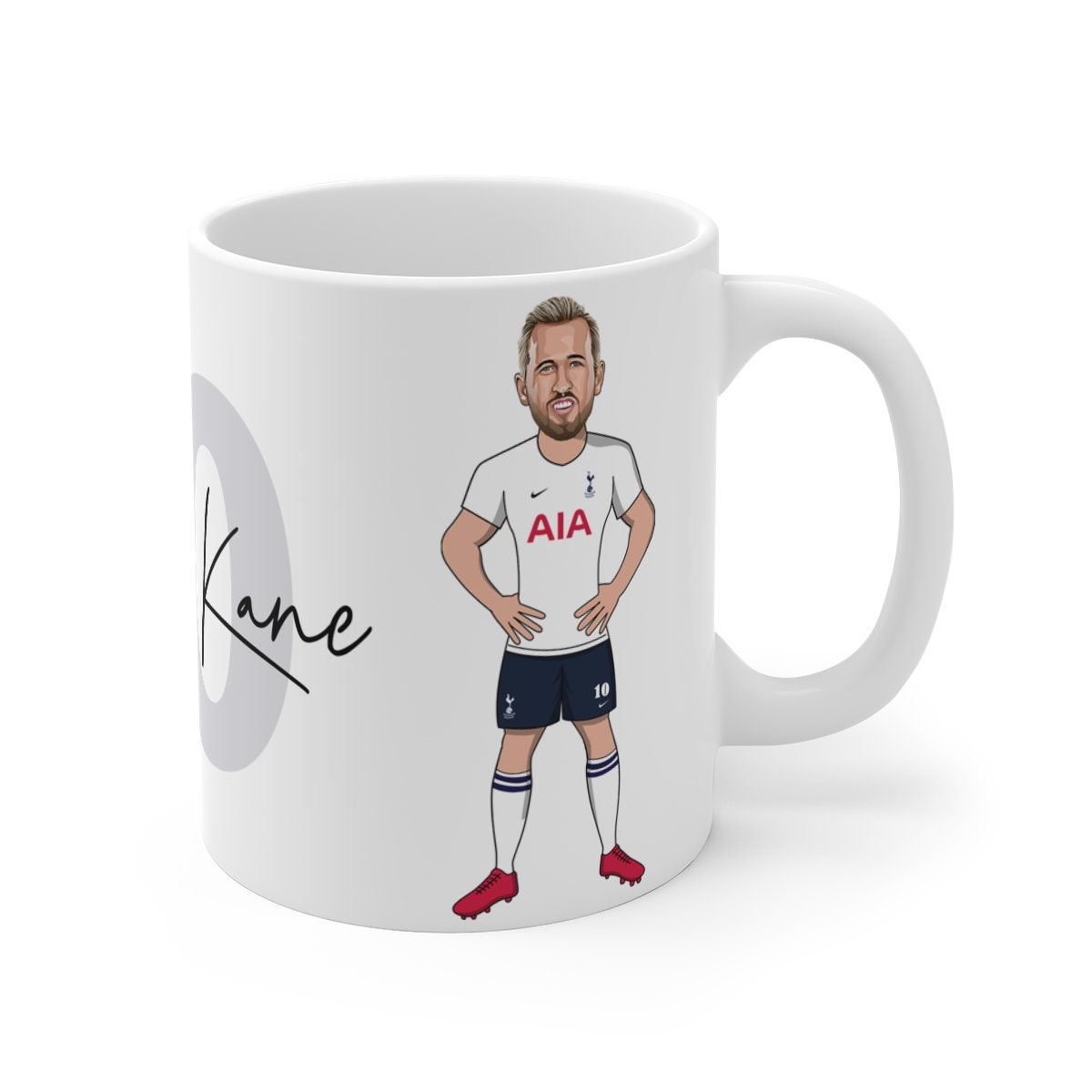 Harry Kane | Spurs Player Caricature White Mug | England THFC Tottenham ...