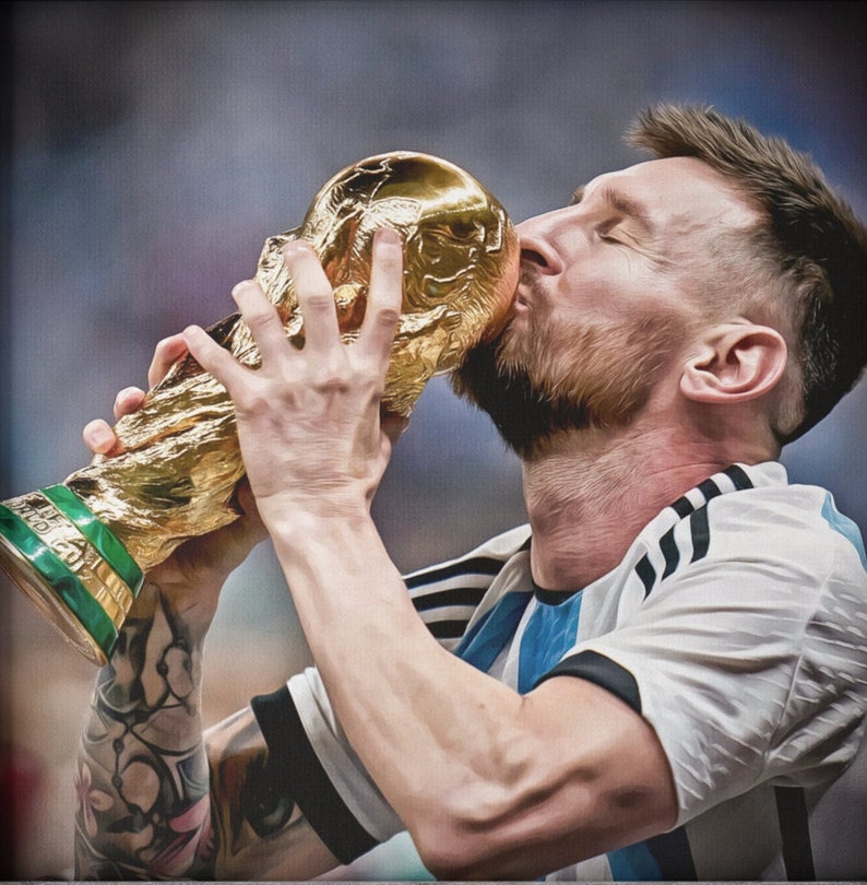 Messi World Cup 2022 Champion Print (argentina) | Square or Landscape ...