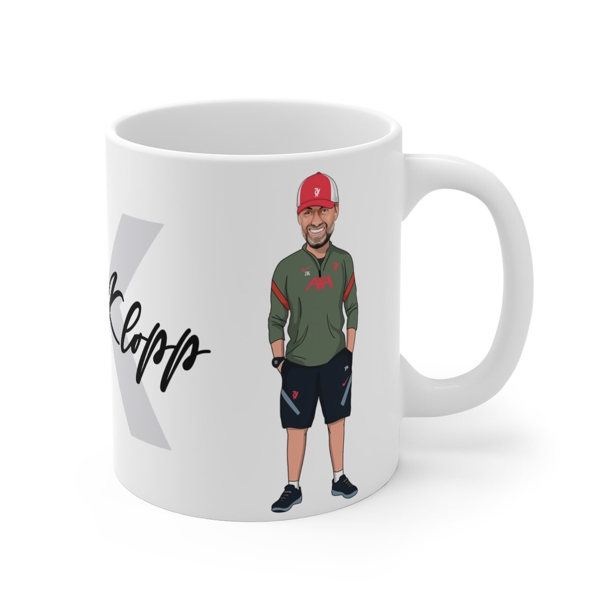 Jurgen Klopp LFC Caricature Mug (white Background) | Liverpool FC ...