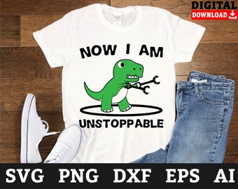T Rex Unstoppable Svg - Etsy