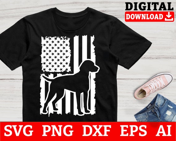 German Pointer Svg Files American Flag USA Patriotic German | Etsy