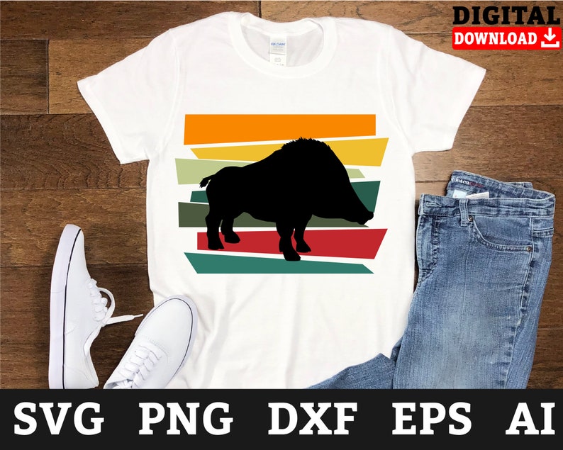 Retro Hog Hunting Svg Files Hog Hunter Svg Boar Cricut Svg - Etsy