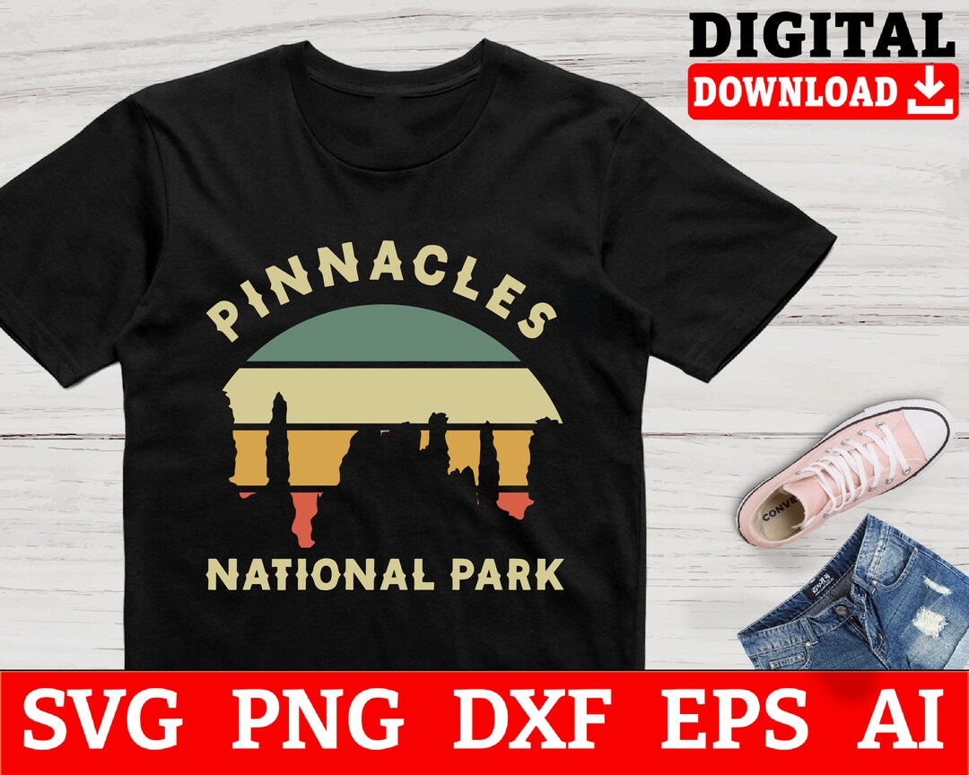 Pinnacles National Park Svg Files-national Park Svg, Camping Svg ...
