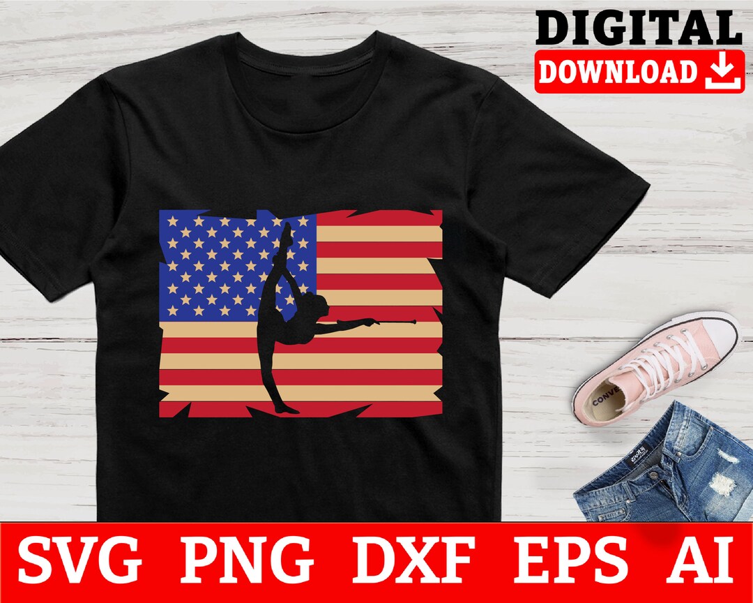 American Flag Baton Twirling Svg Files Twirlers Svg - Etsy