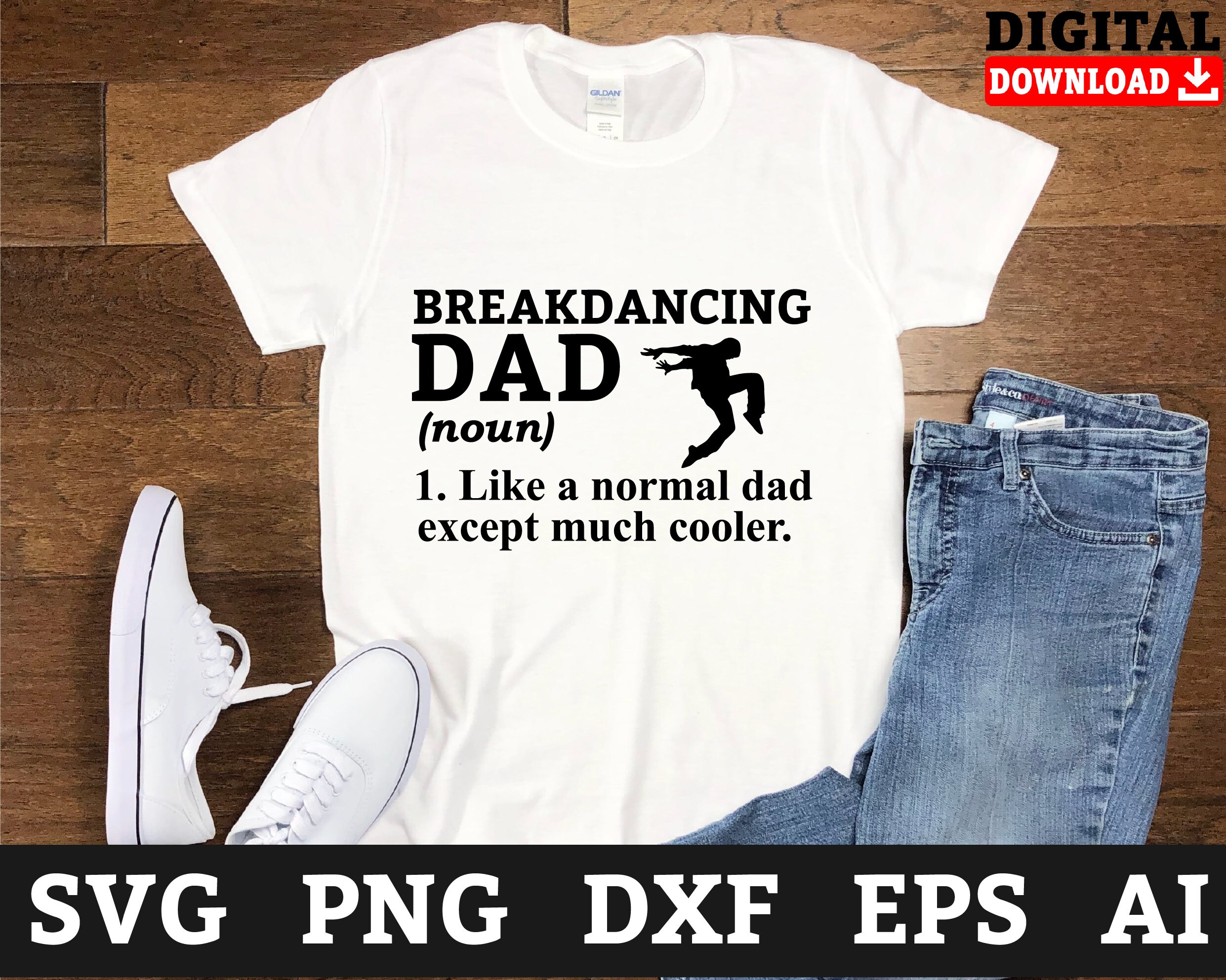 Breakdance Dad Svg Files Breakdancer Svg Hip Hop Cricut - Etsy Australia