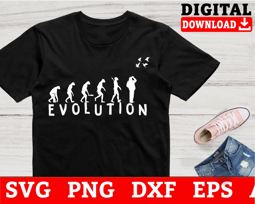 Evolution Bird Watching SVG Files: Birding Cricut Design (digital ...