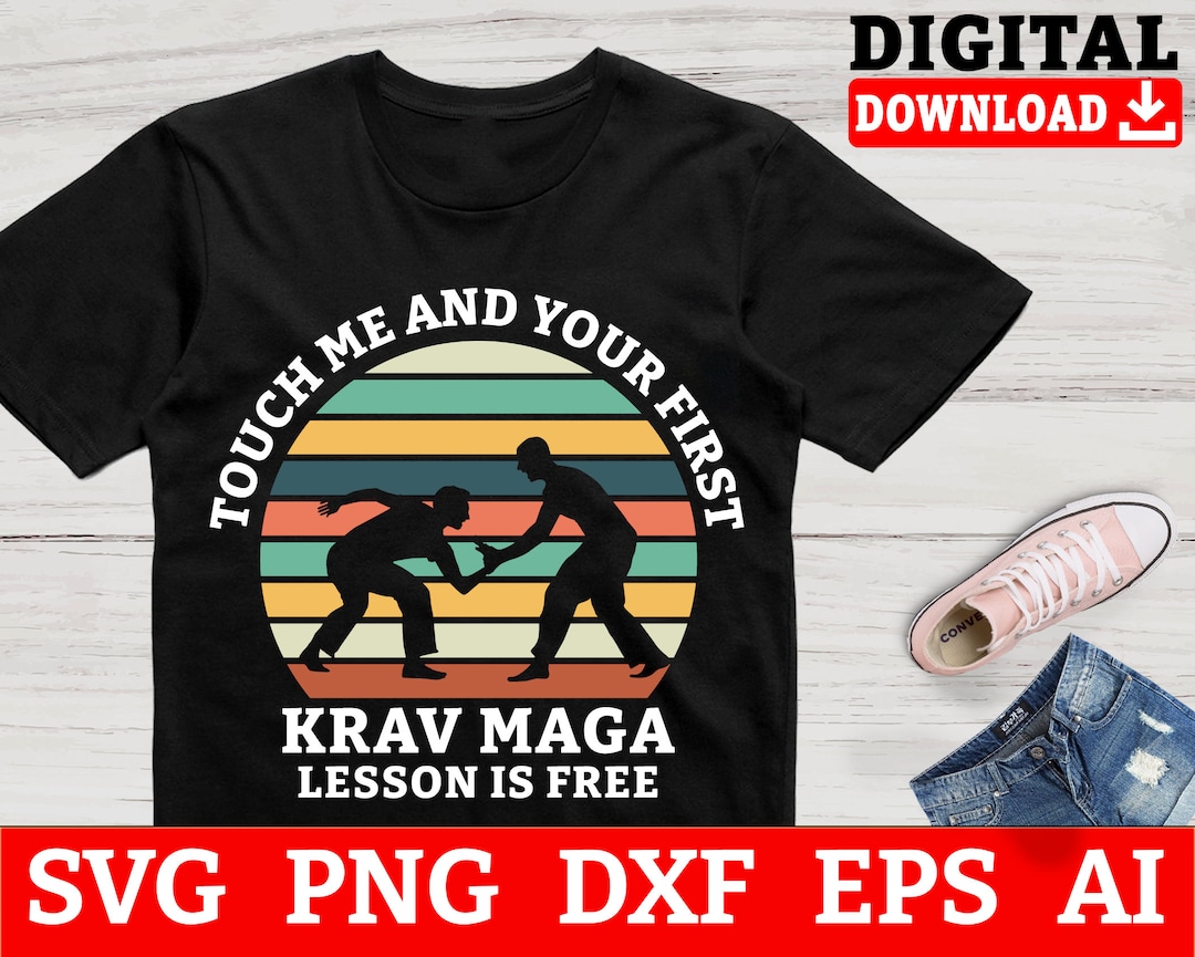 Krav Maga SVG Files: Funny Martial Arts Design (digital Download) - Etsy