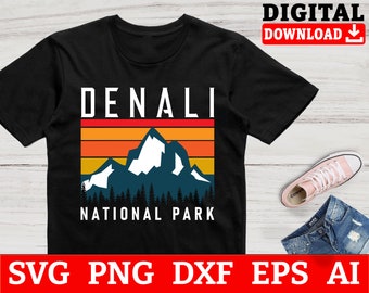 Denali National Park Svg - Etsy