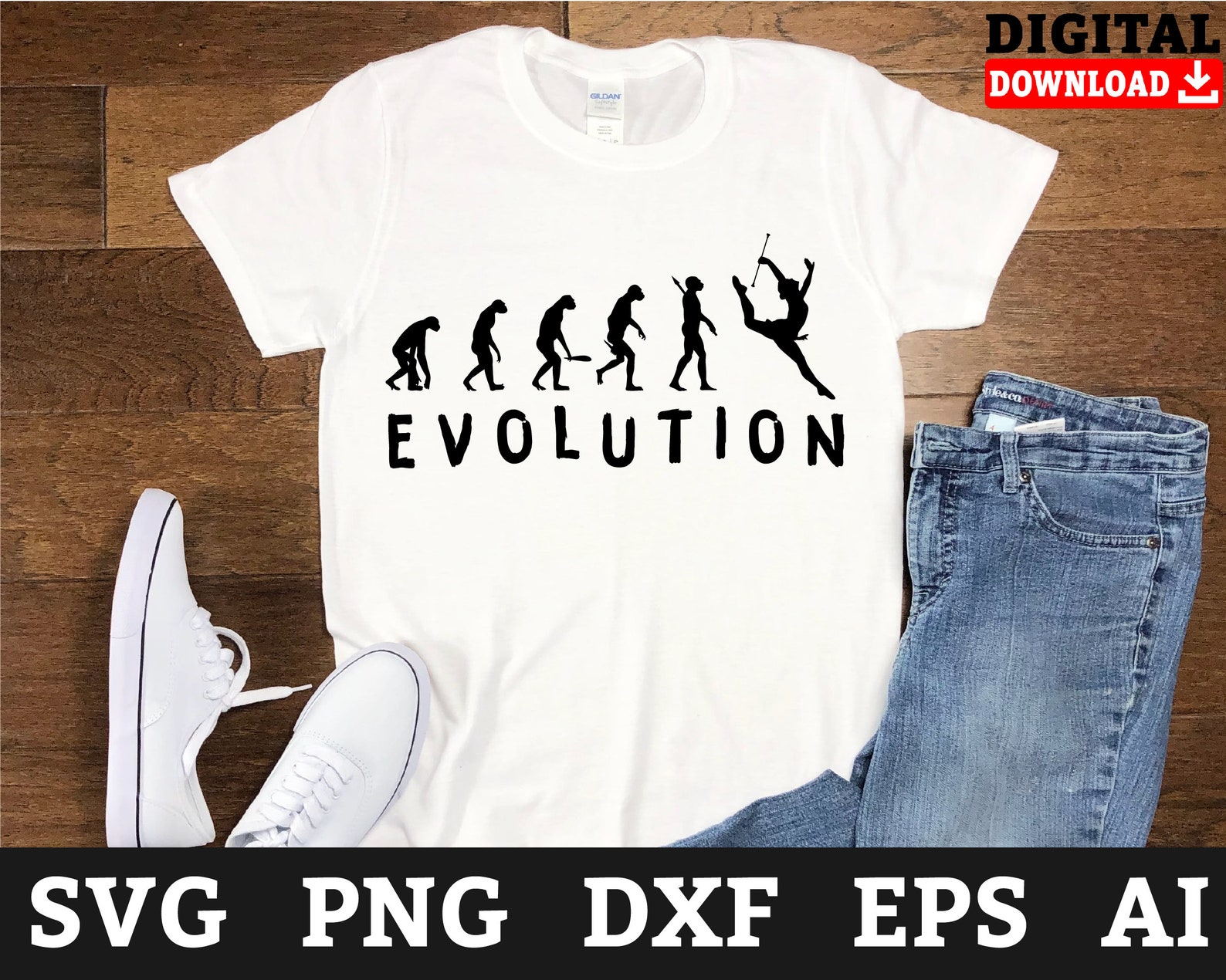 Evolution Baton Twirling SVG Files: Twirlers & Majorette Cricut ...