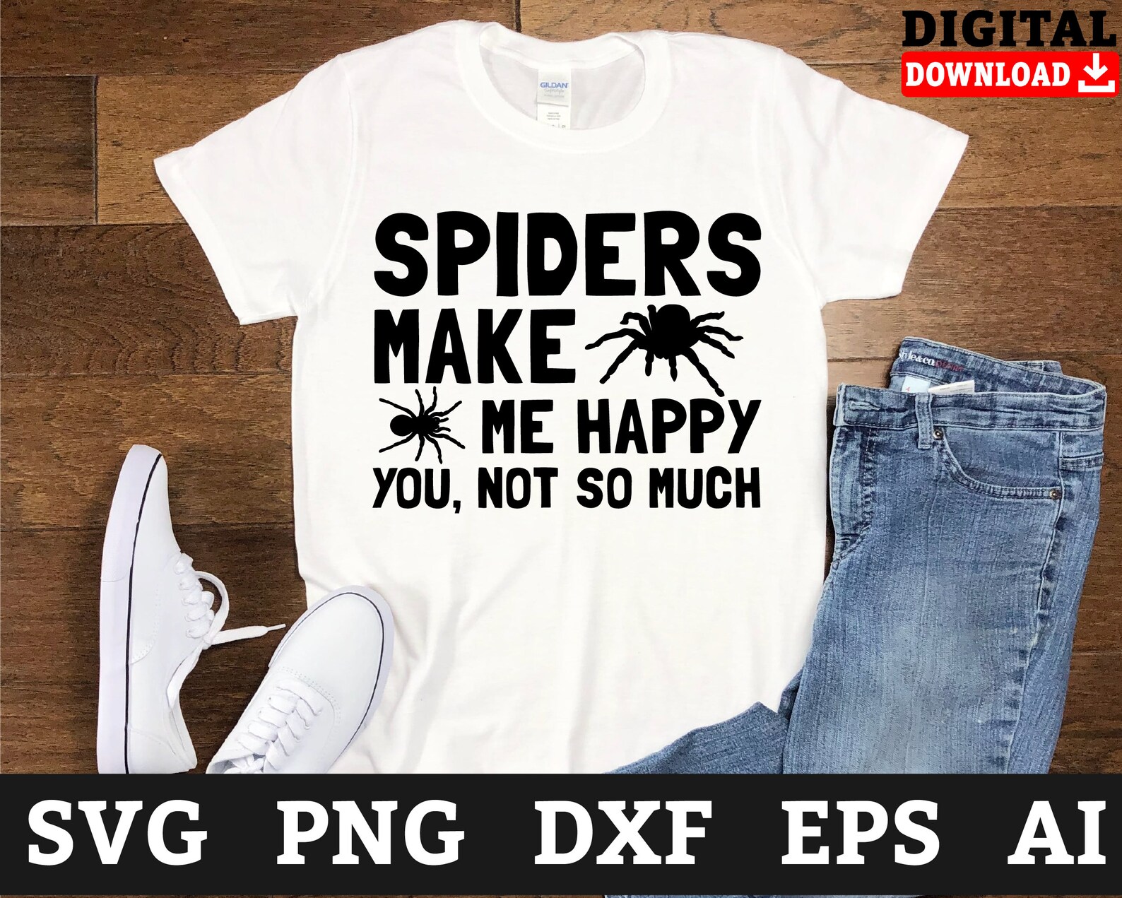 Spiders Make Me Happy Tarantula Svg Files Spider Svg Spider - Etsy