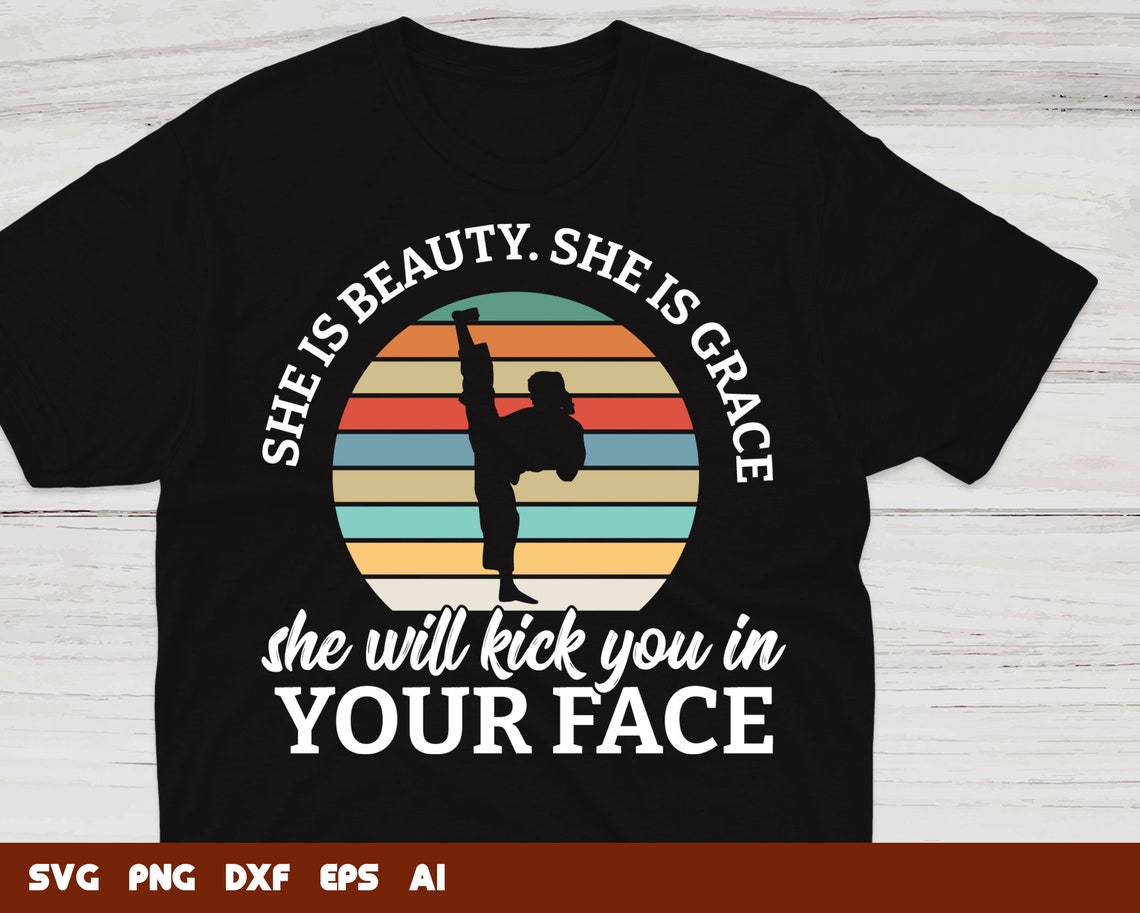 Karate Svg Karate Cut File Karate Silhouette Karate - Etsy