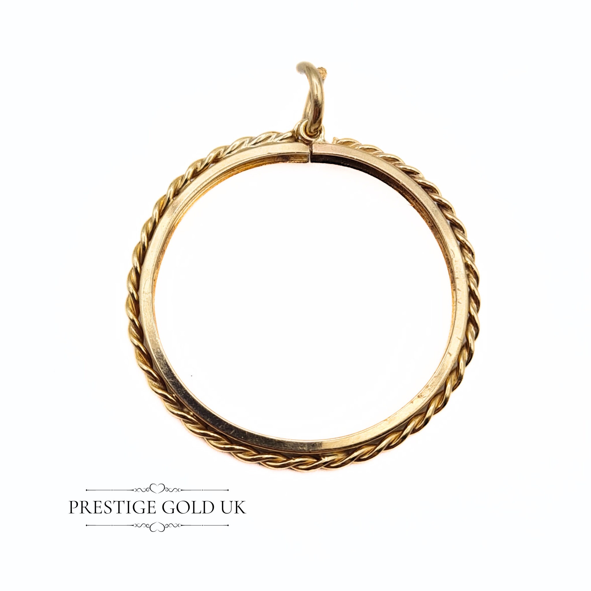 Vintage Full Sovereign Mount 9ct Yellow Gold Sovereign - Etsy