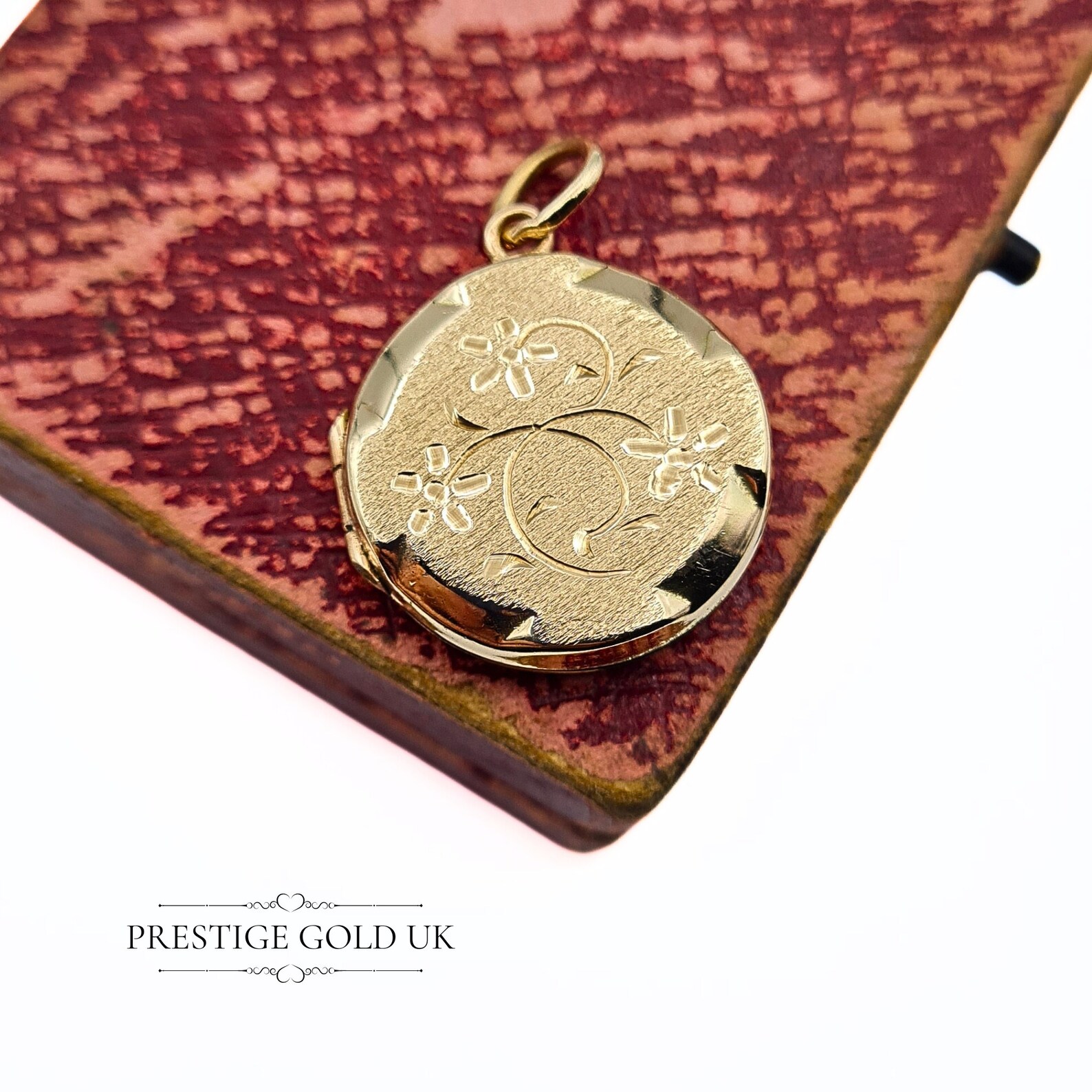 Vintage 9ct Gold Locket - 1990's Small Opening Pendant - Vintage ...
