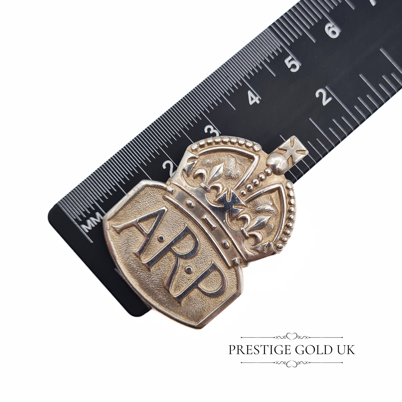 Vintage Silver Air Raid Precautions (ARP) Lapel Badge - Royal Mint ...