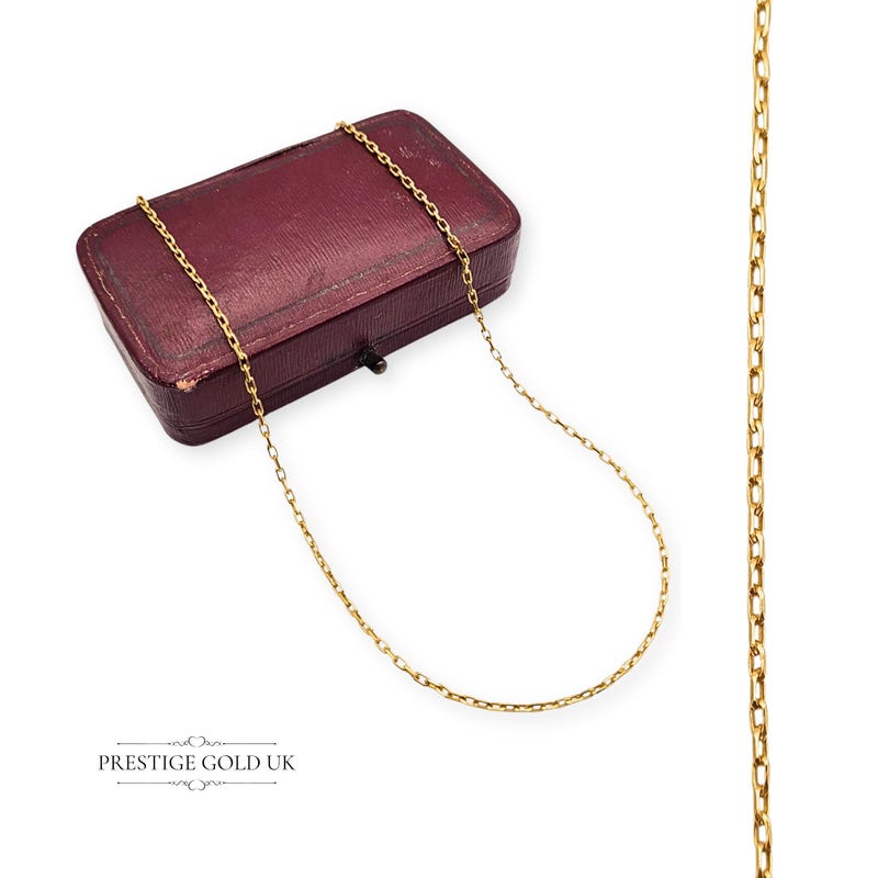 40cm 9k Gold Chain - Etsy