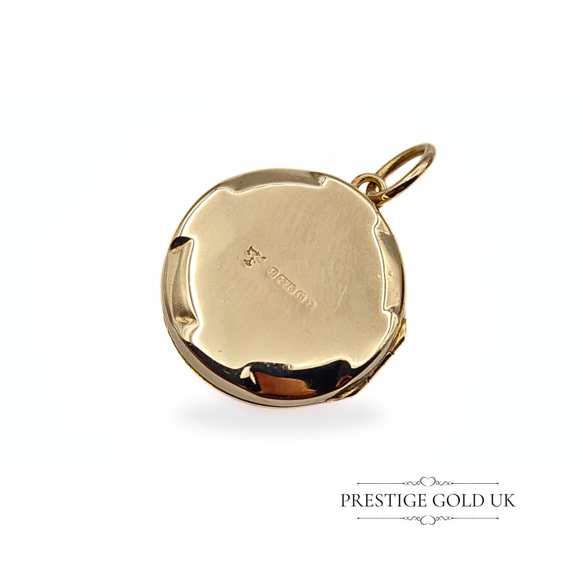 Vintage 9ct Gold Locket - 1990's Small Opening Pendant - Vintage ...