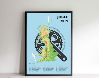 Cycle Touring Poster - Etsy