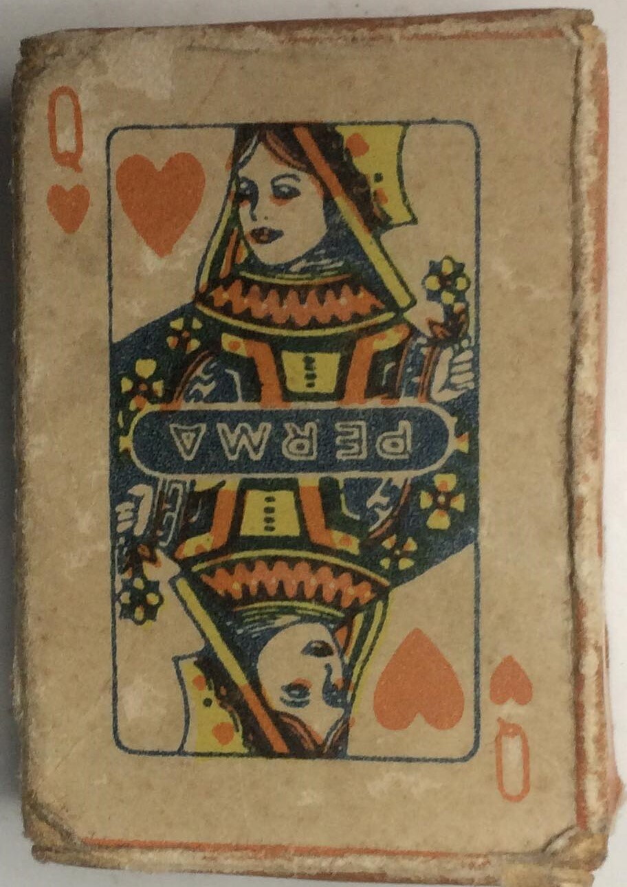 Permalon Miniature Playing Cards 1948 - Etsy 日本