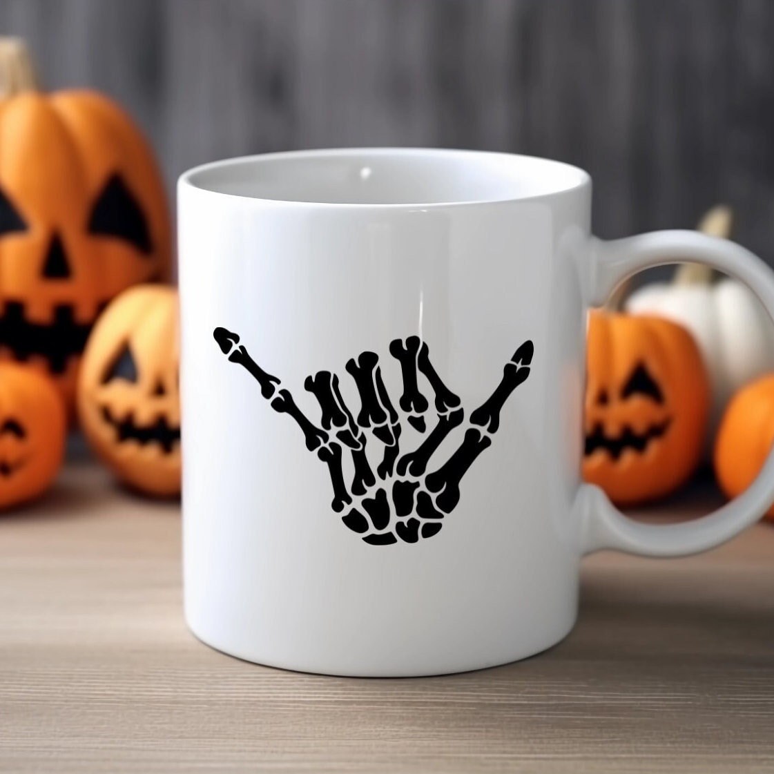 Shaka Skeleton Hand, Skeleton Hand Svg, Halloween Svg, Skeleton Shaka ...