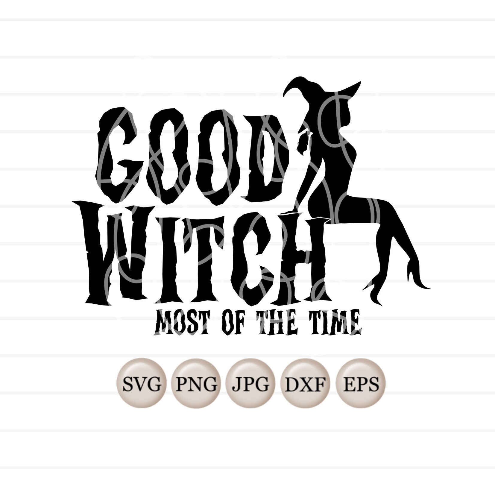 Good Witch Svg Witch Svg Halloween Svg Witch Vector Witch - Etsy