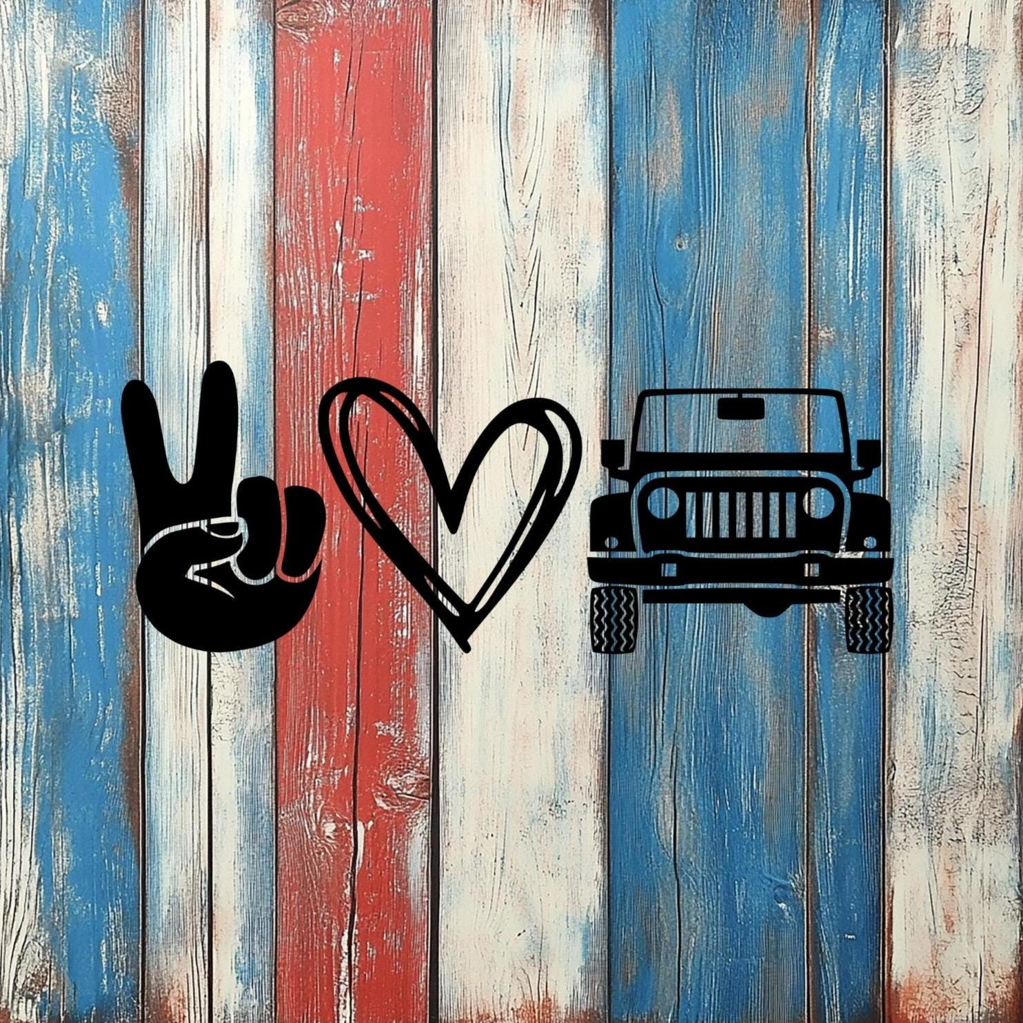 5x7 Jeep Themed Card USA Made Jeep Happy Birthday Card - 5x7 Inch ...