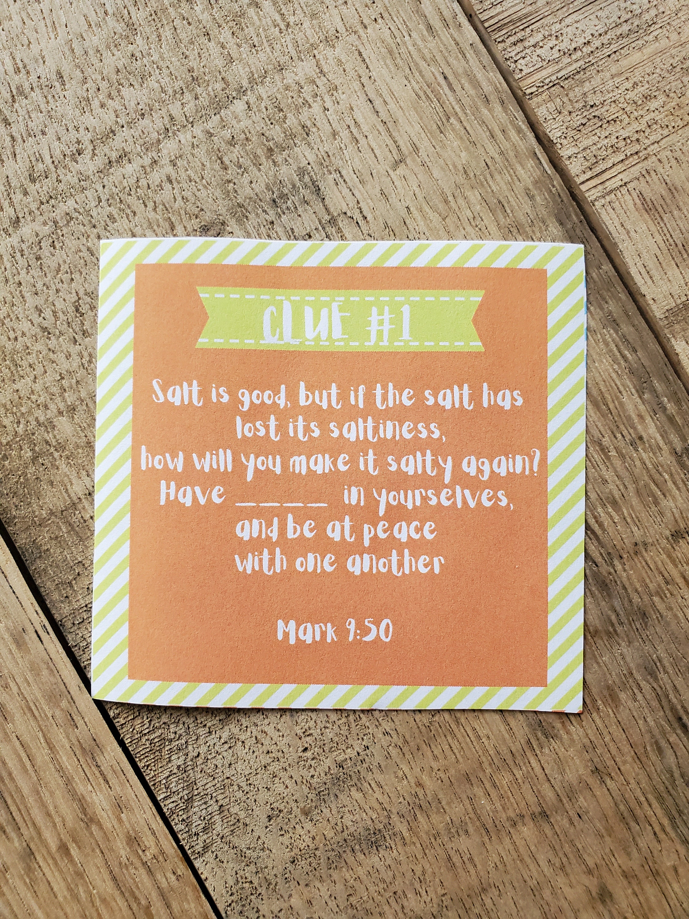 Bible Verse Scavenger Hunt - Etsy