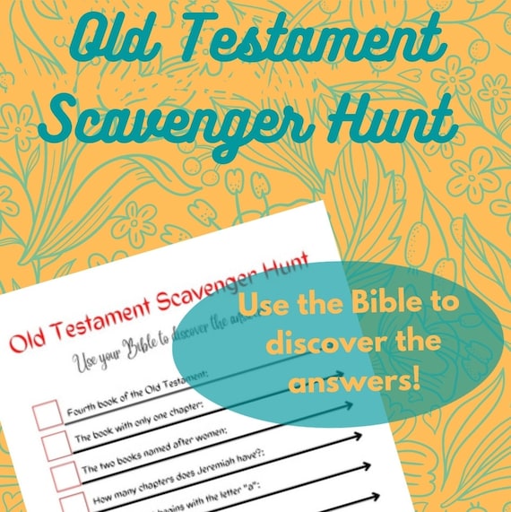 Old Testament Scavenger Hunt | Etsy