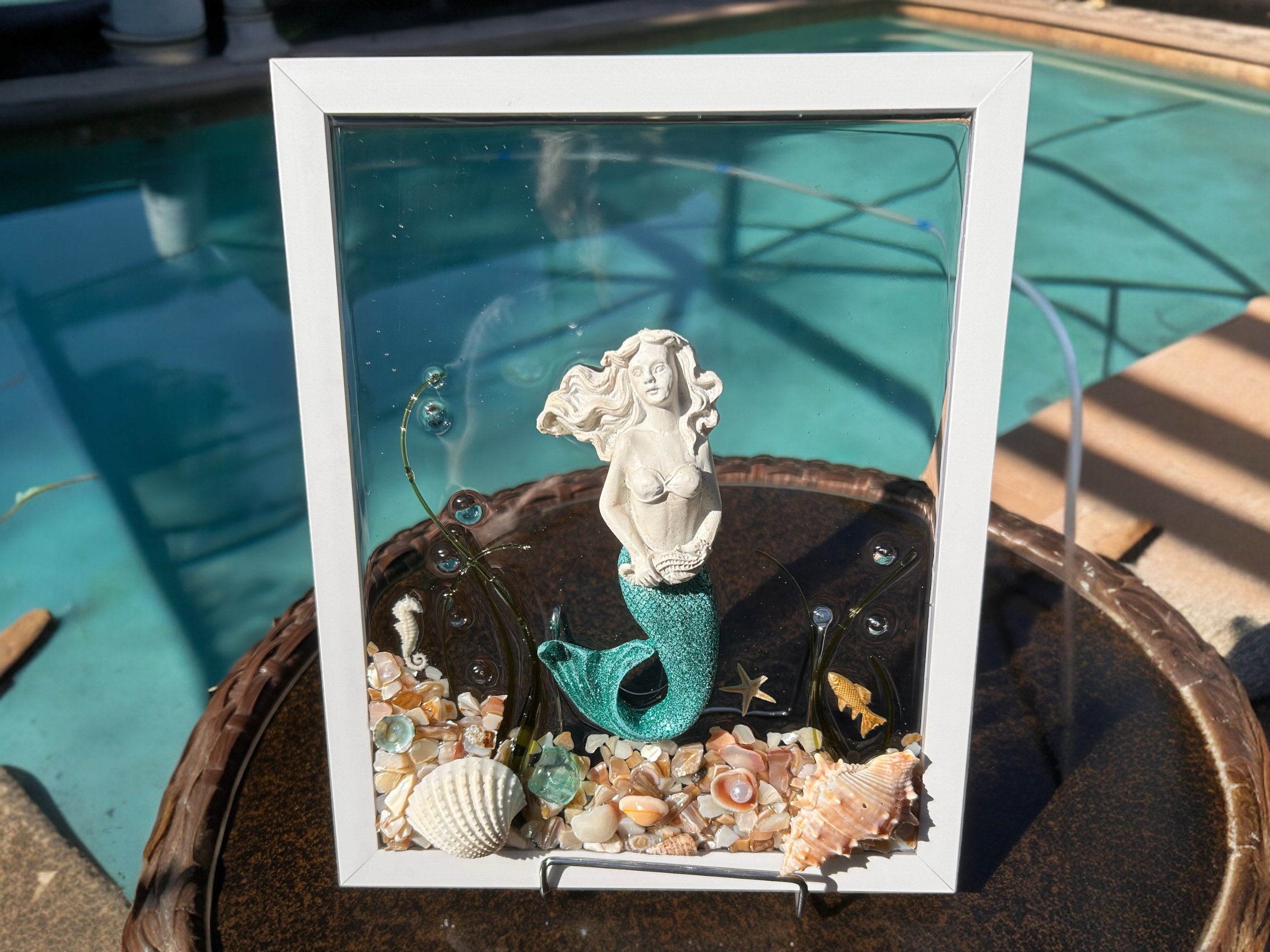 Mermaid Resin Wall Art/ Coastal Wall Decor - Etsy