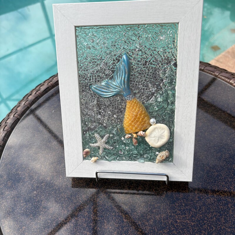 Mermaid Glass Art - Etsy