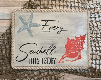 Seashell Sign | Etsy