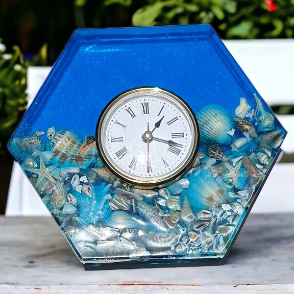 Seashell Clock - Etsy