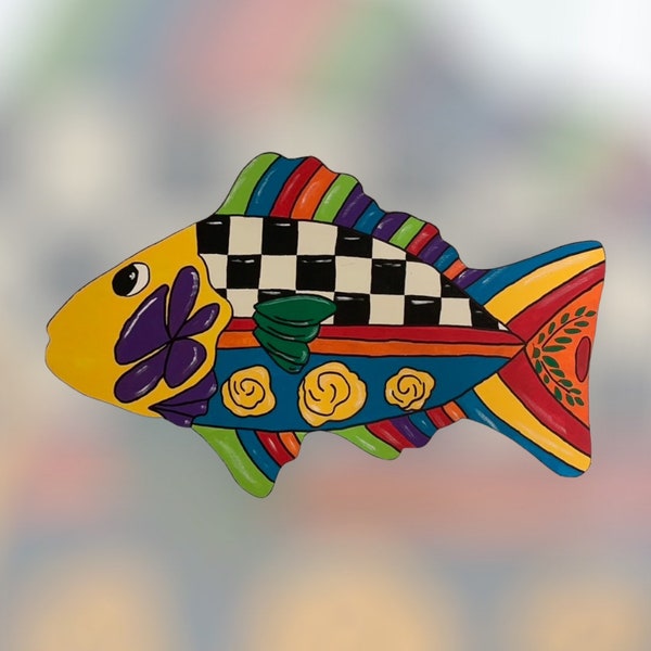 Whimsical Fish Art - Etsy