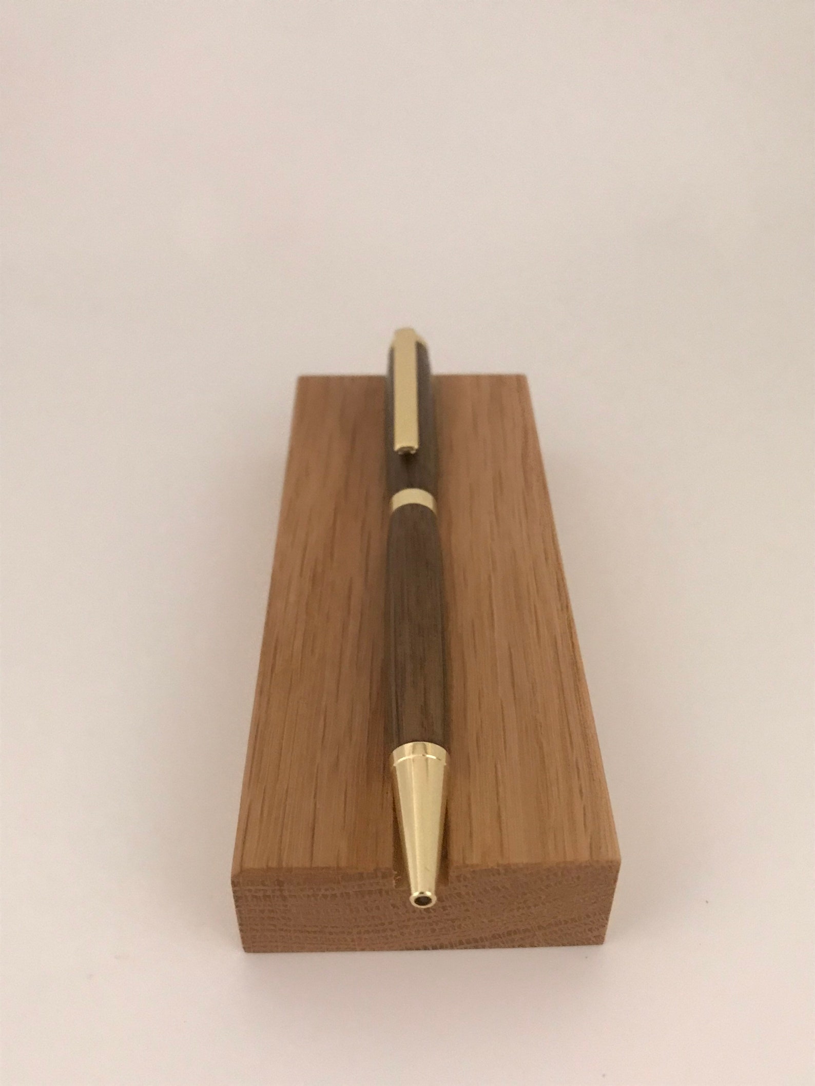 Hand Turned, Hand Crafted Pen Made From Reclaimed Smoked Flooring Oak ...