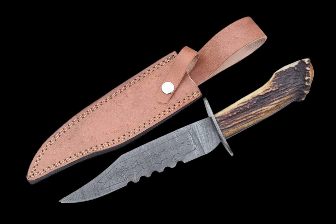 Supernatural Ruby's Demon Knife Handmade Damascus Steel With Stag ...