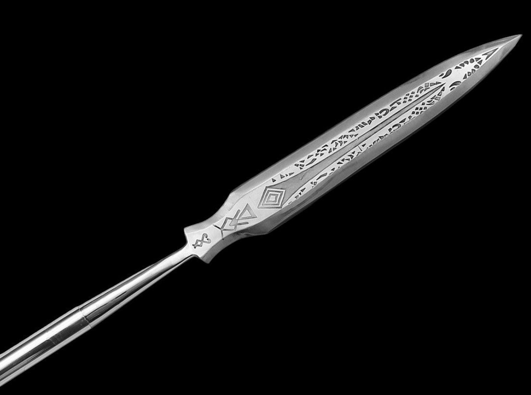 God of War Spear of Kratos Leviathan Custom Handmade Stainless Kratos's ...