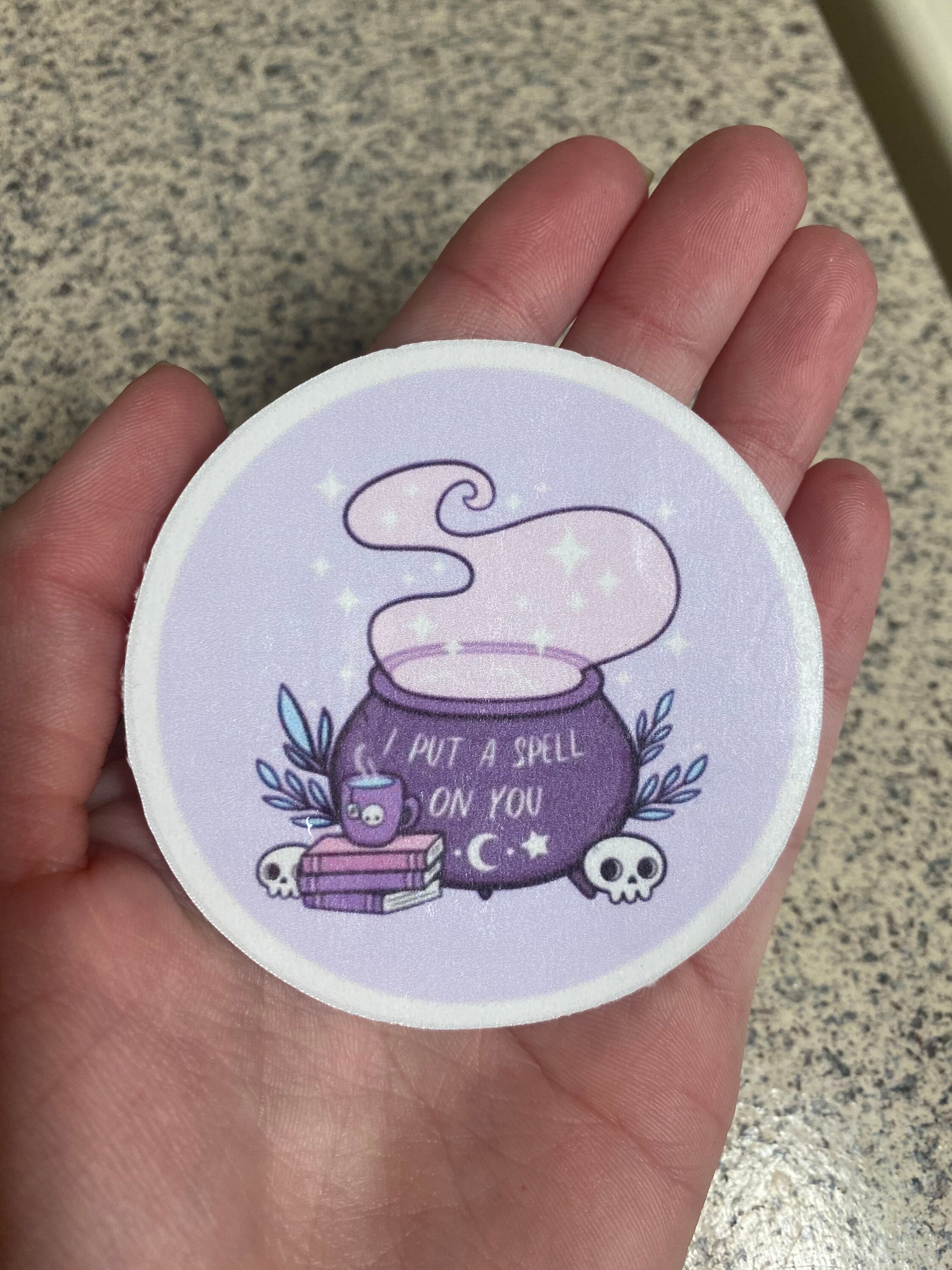 I Put A Spell On You Glossy Sticker | Etsy