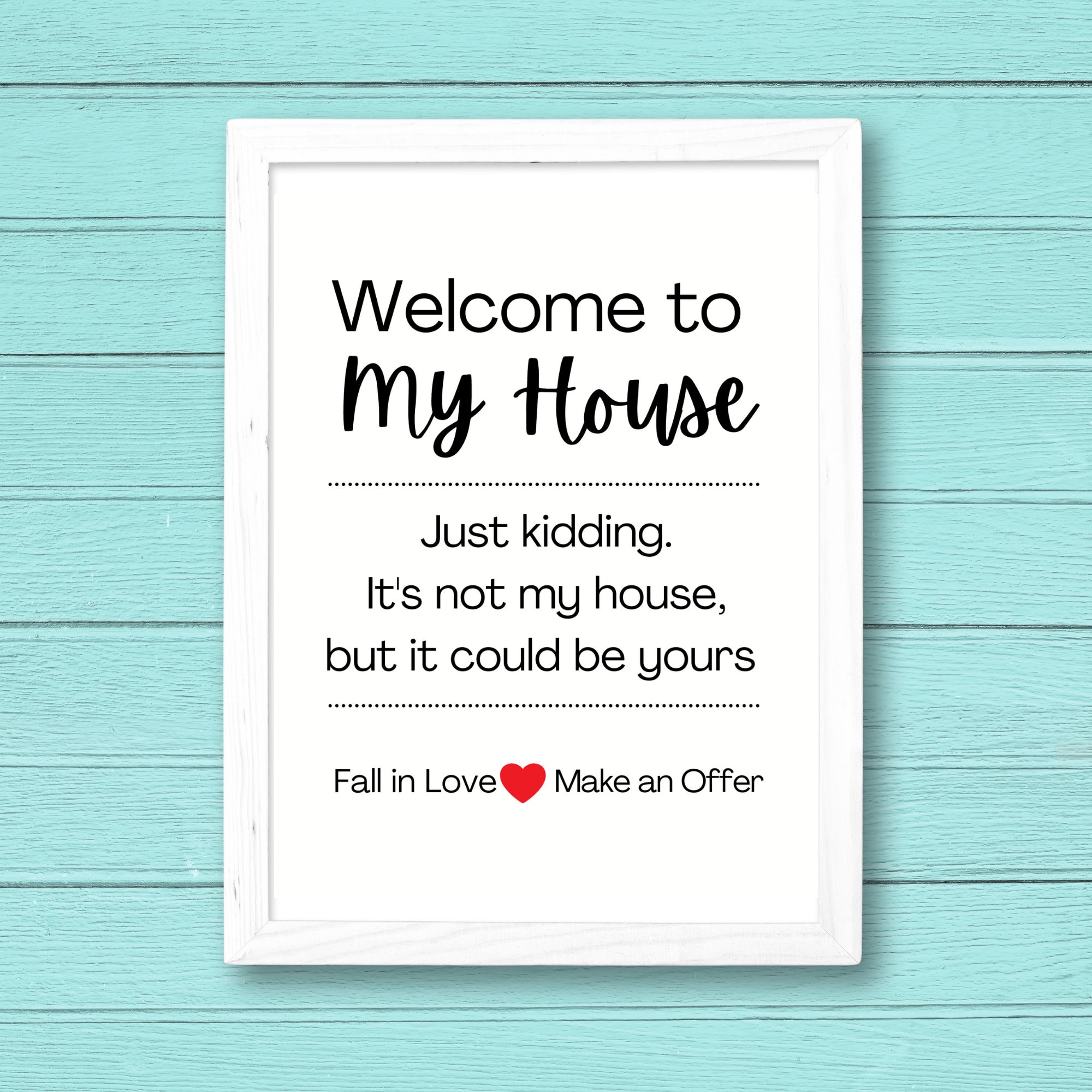 Funny Open House Sign - Realtor Sign - Realtor Printable Open House ...