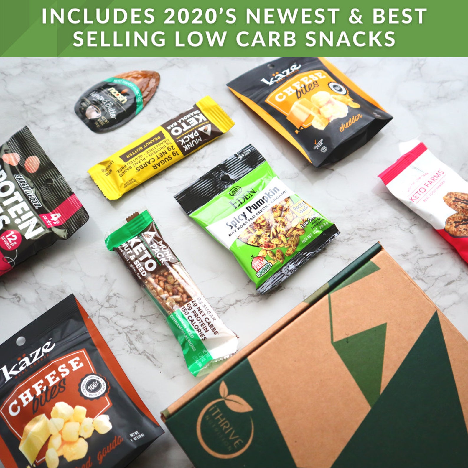 KETO Snack Box 2020's Newest & Low Carb Snacks Low | Etsy