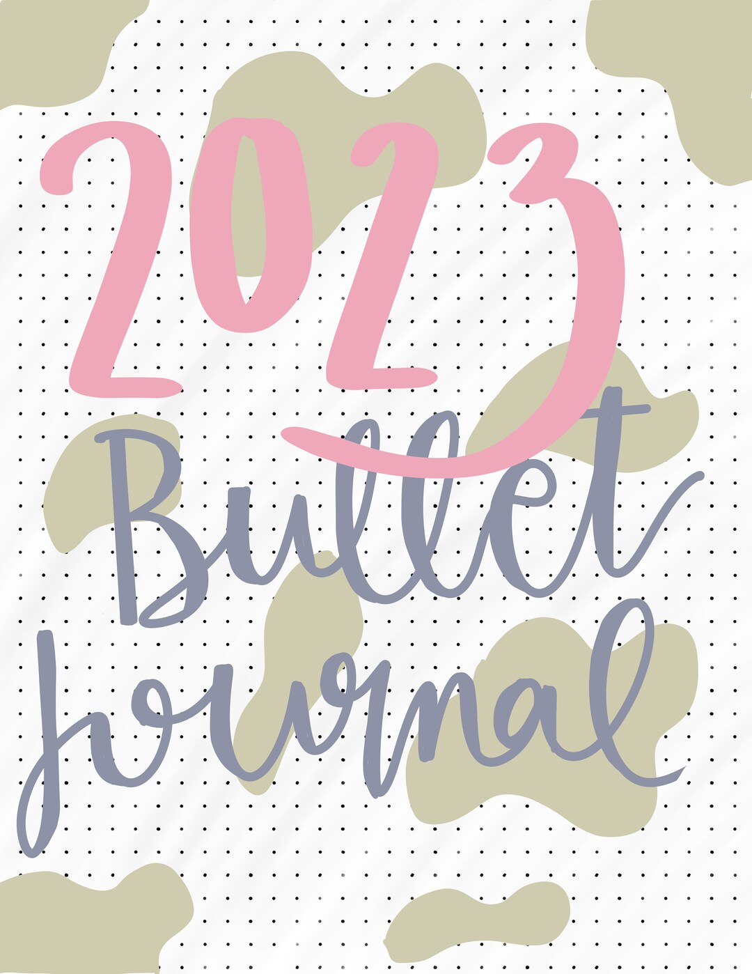2023 Bullet Journal Cover and Overview - Etsy