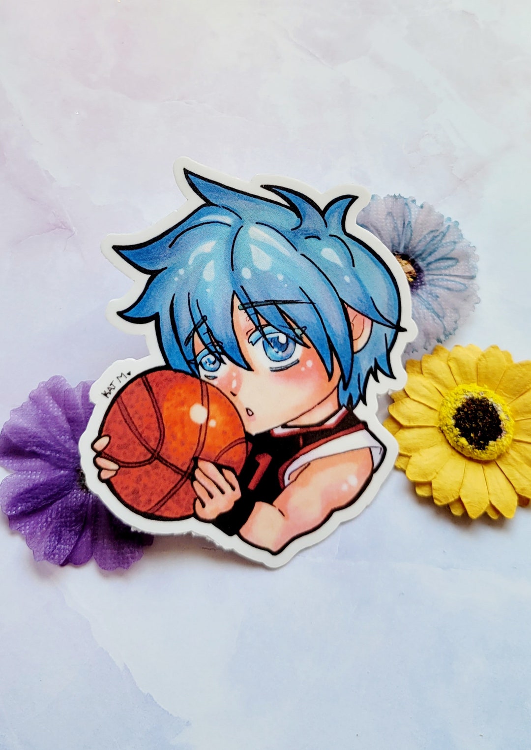 Basketball Chibi Vinyl Sticker - Etsy