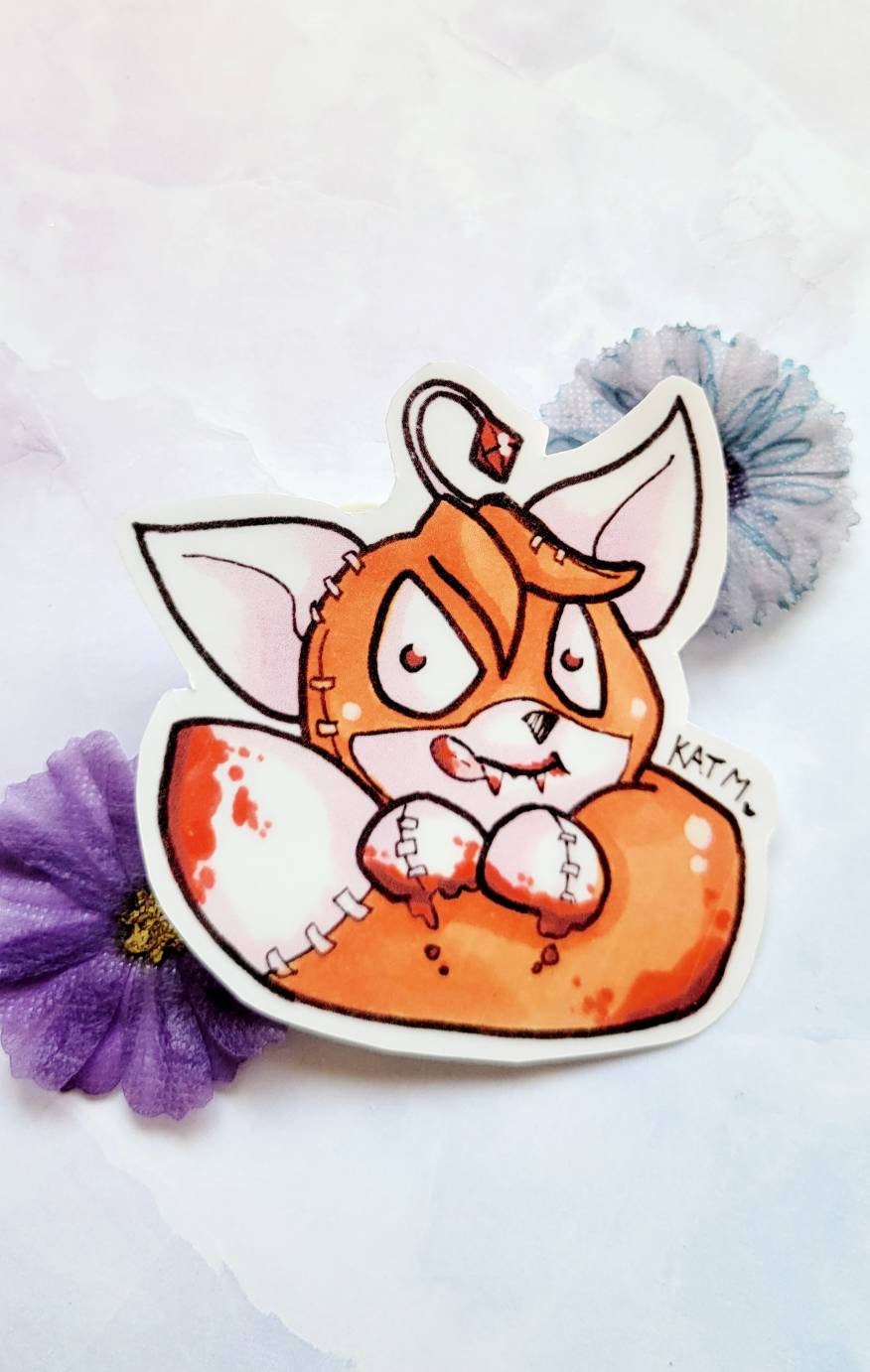 Cute Chibi Tails Doll Sticker - Etsy