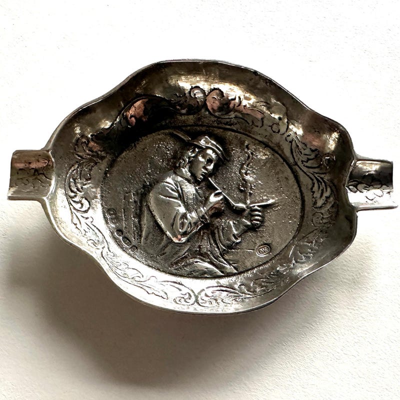 Silver Ashtray - Etsy