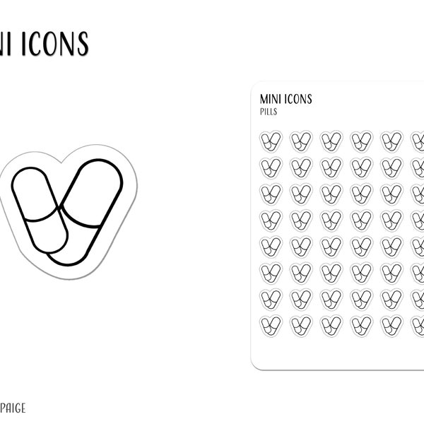 Prescription Planner Stickers - Etsy