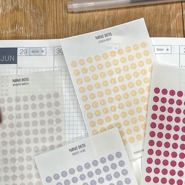 Micro Dots Sticker Transparent - Etsy