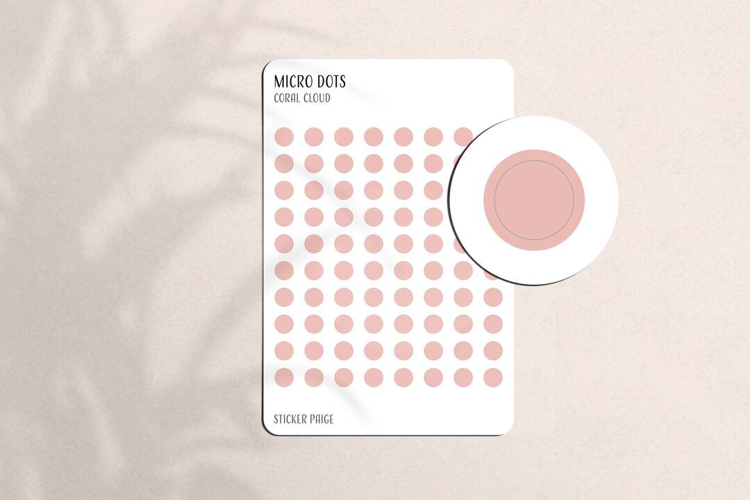 OPPS TRANSPARENT SHAPES Planner Stickers Minimal Sticker Sheet Tiny ...