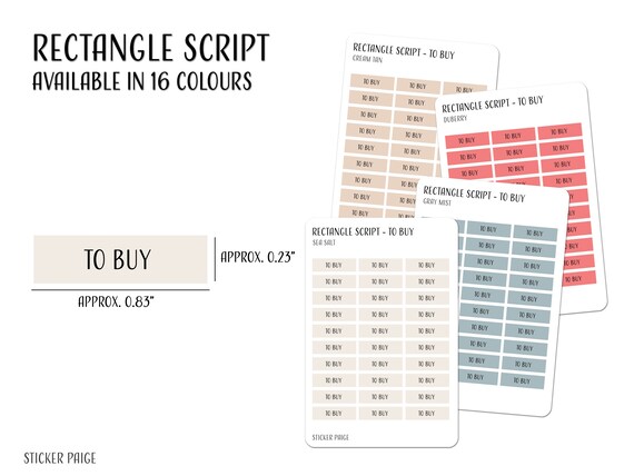 Work Script bullet journal stickers calendar stickers Planner stickers ...