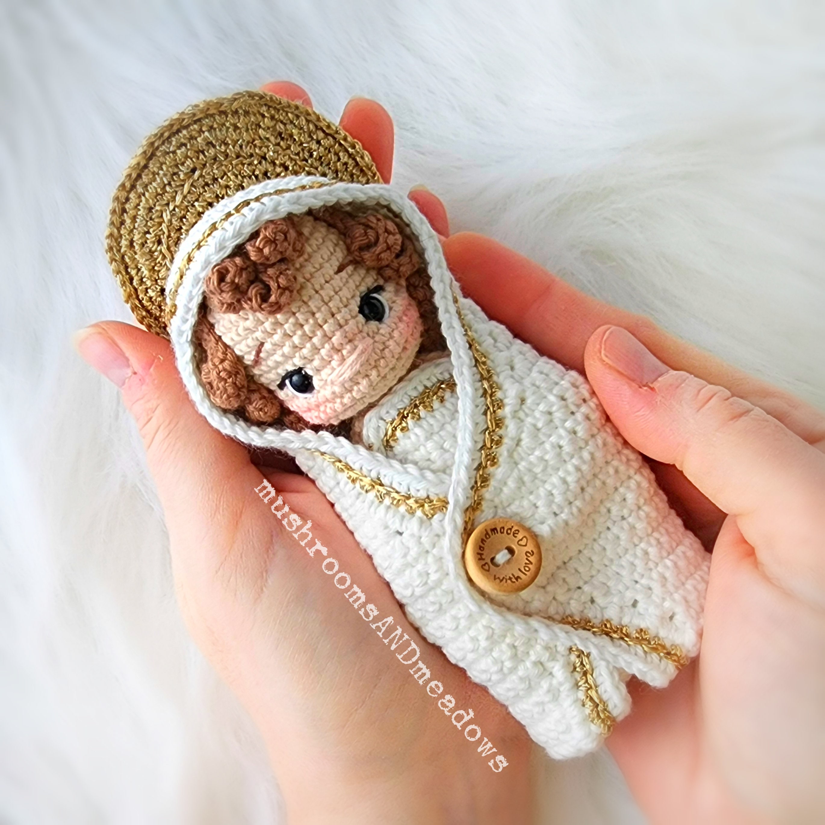 CROCHET PATTERN Sweet Handfuls Baby Jesus Add-on Set - Etsy